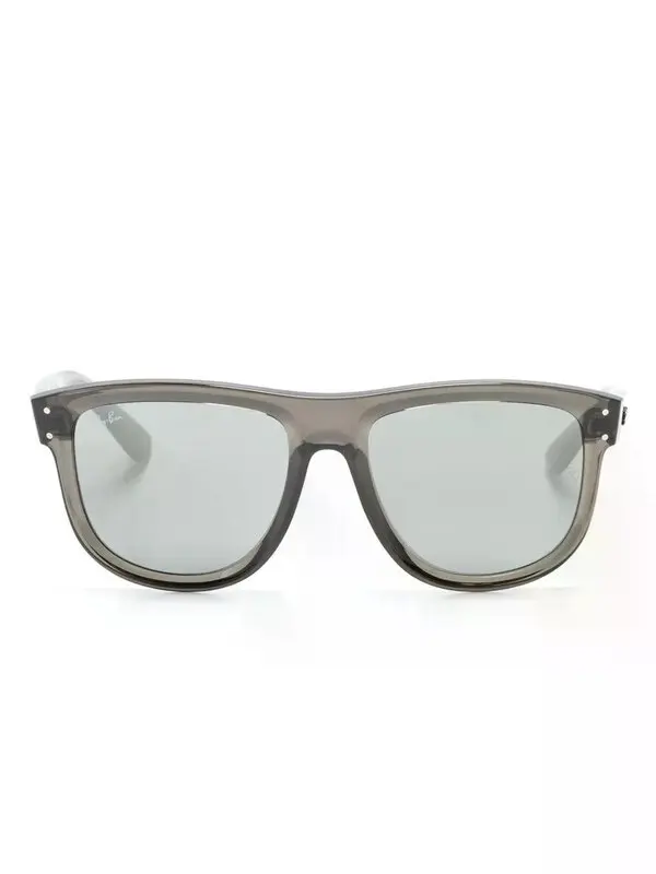Ray-ban Reverse Square-frame Sunglasses - Grey