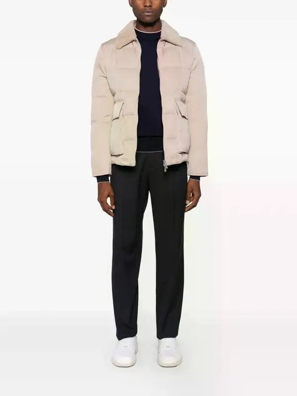 Eleventy Contrasting-trim Jumper - Blue
