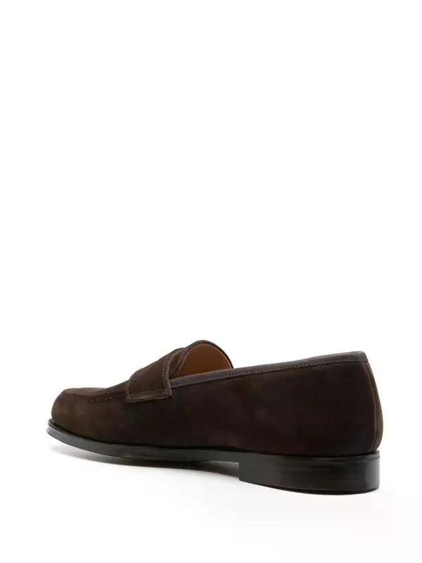 Crockett & Jones Boston 30mm Suede Loafers