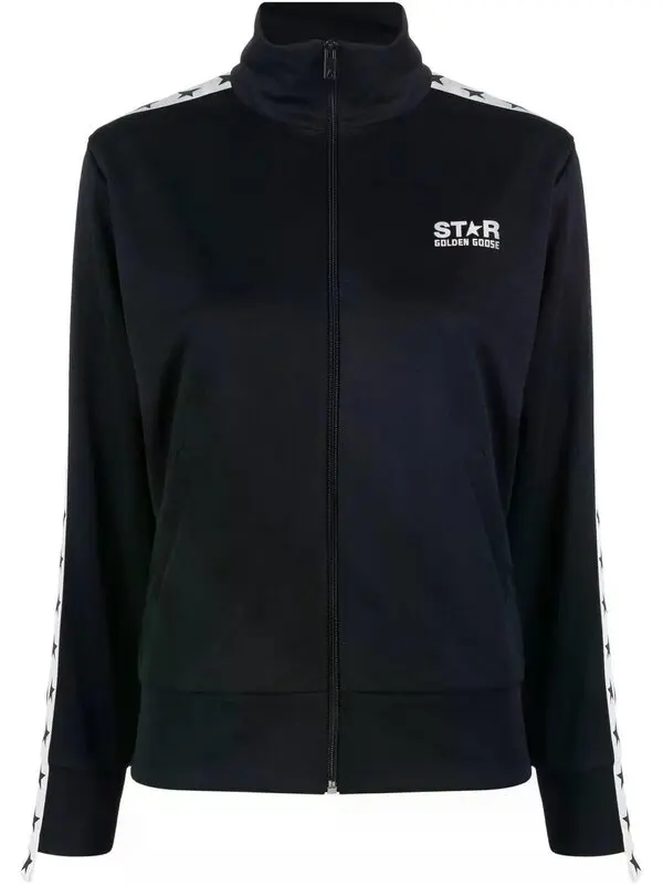 GOLDEN GOOSE Star Detail Zip-up Sweatshirt