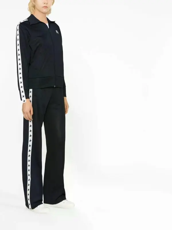 GOLDEN GOOSE Star Detail Zip-up Sweatshirt