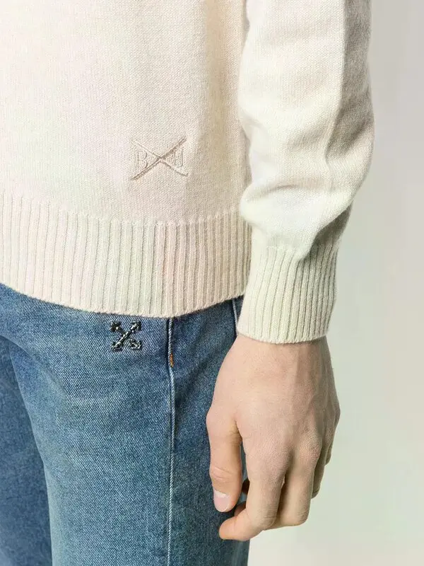 BARRIE Cashmere Jumper - Neutrals