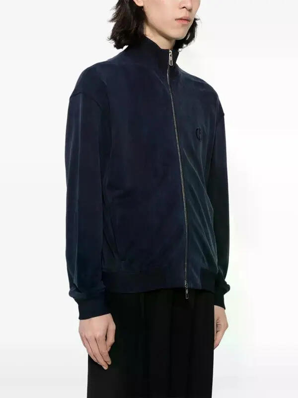 Giorgio Armani Logo-embroidered Track Jacket