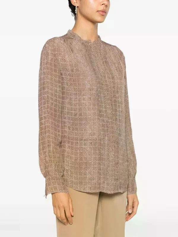 BOSS Geometric-print Shirt
