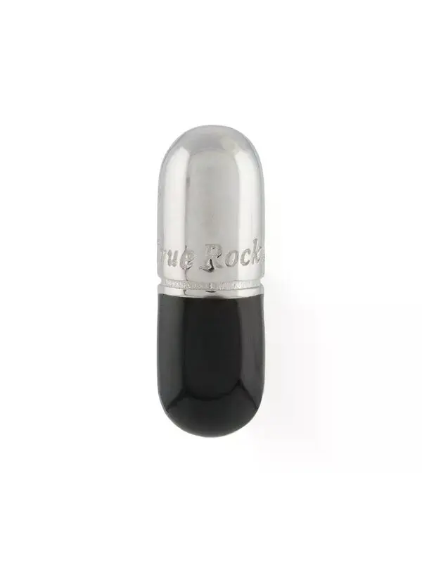 TRUE ROCKS Pill Stud Earring - Silver