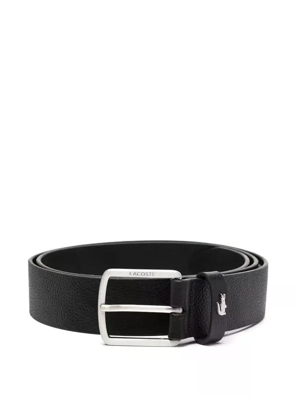 Lacoste Grained Leather Belt