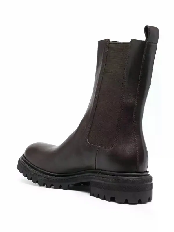 DEL CARLO Chunky Leather Boots