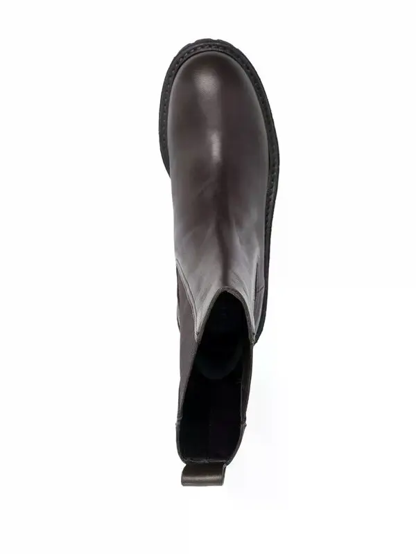DEL CARLO Chunky Leather Boots