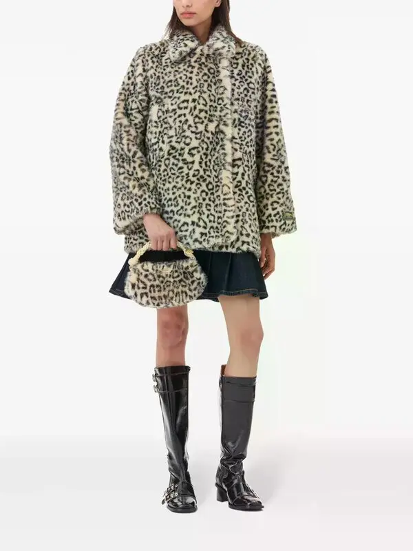 GANNI Leopard Print Mini Bag