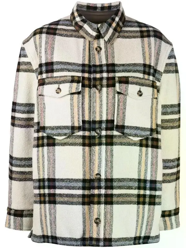 MARANT ETOILE Padded Oversized Coat - Neutrals