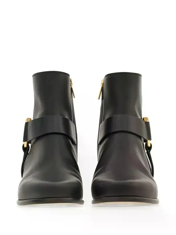 FERRAGAMO Gancini Biker Boots