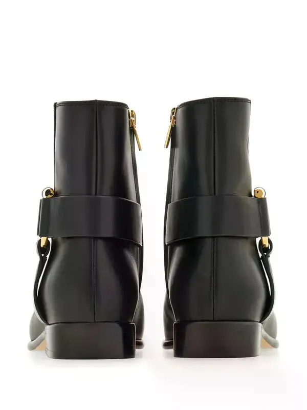 FERRAGAMO Gancini Biker Boots