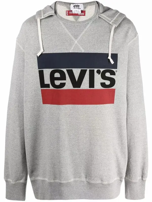 Junya Watanabe Logo Drawstring Hoodie