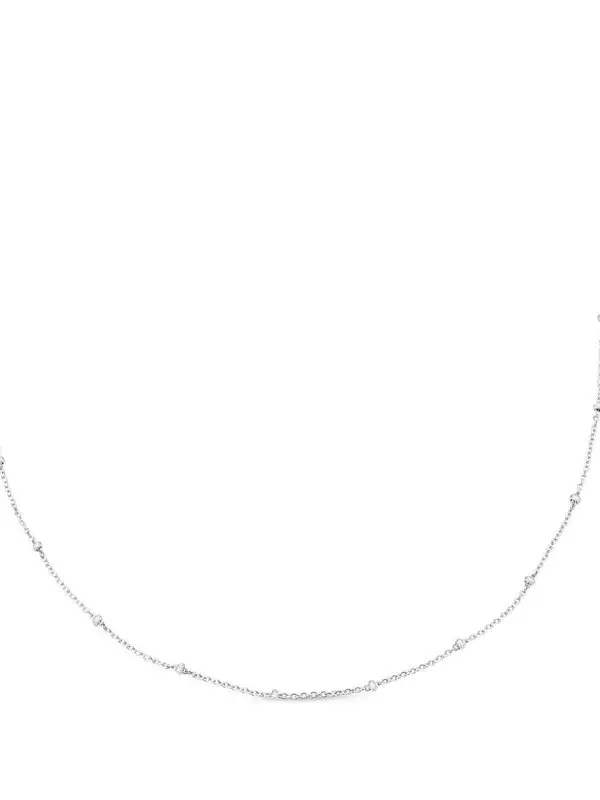 Monica Vinader Bead-detail Recycled Necklace - Silver