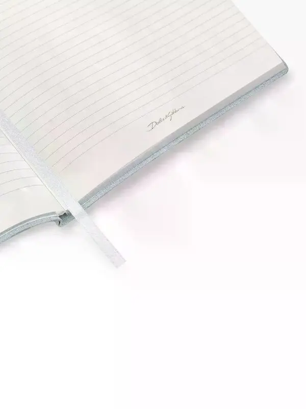 Dolce & Gabbana Small Zebra-print Leather Ruled Notebook