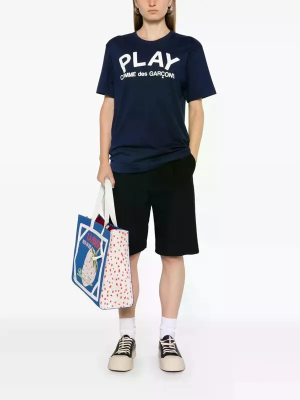 Play Comme Des Garcon Logo-print T-shirt