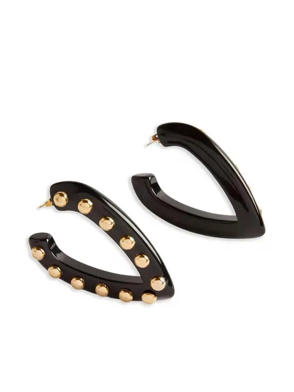 La DoubleJ Dew Earrings - Black