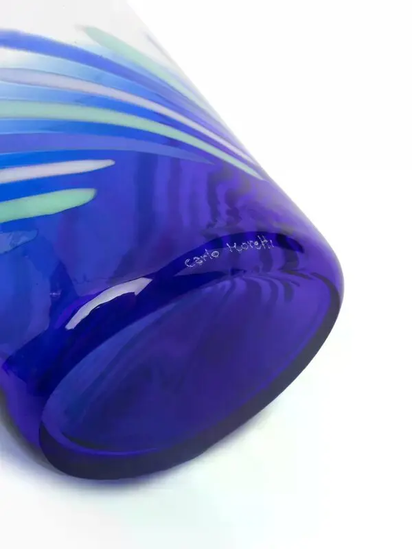 CARLO MORETTI Bora Striped Glass - Blue
