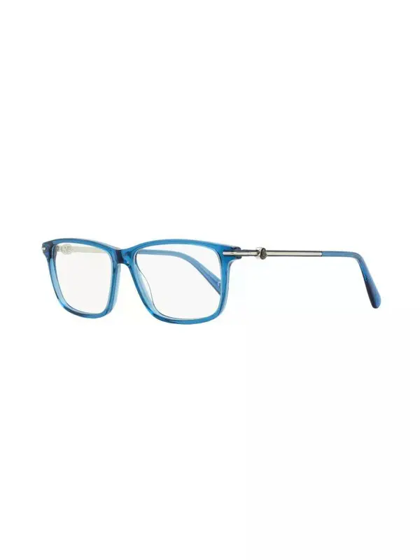 Moncler Ml5205 Rectangle-frame Glasses - Blue