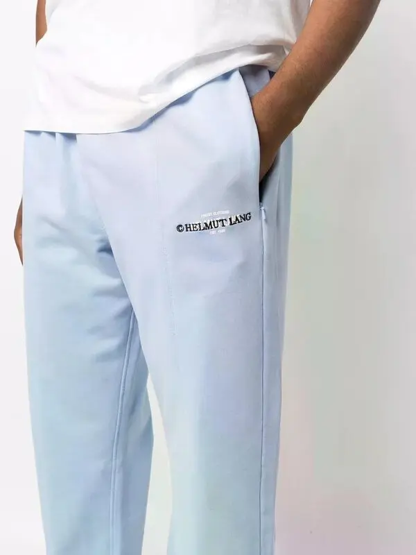 Helmut Lang Embroidered-logo Drawstring Trackpants