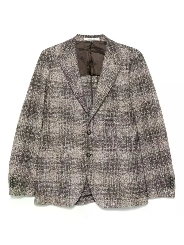 Tagliatore Single-breasted Blazer - Brown
