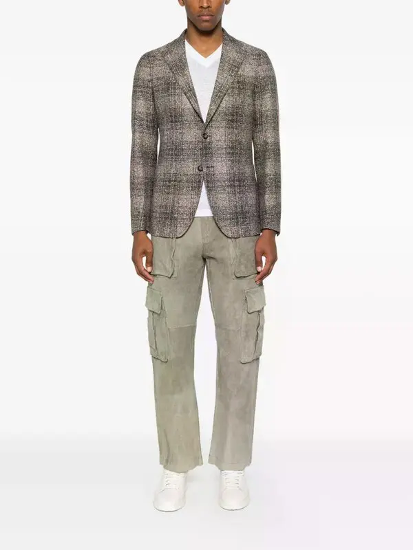 Tagliatore Single-breasted Blazer - Brown