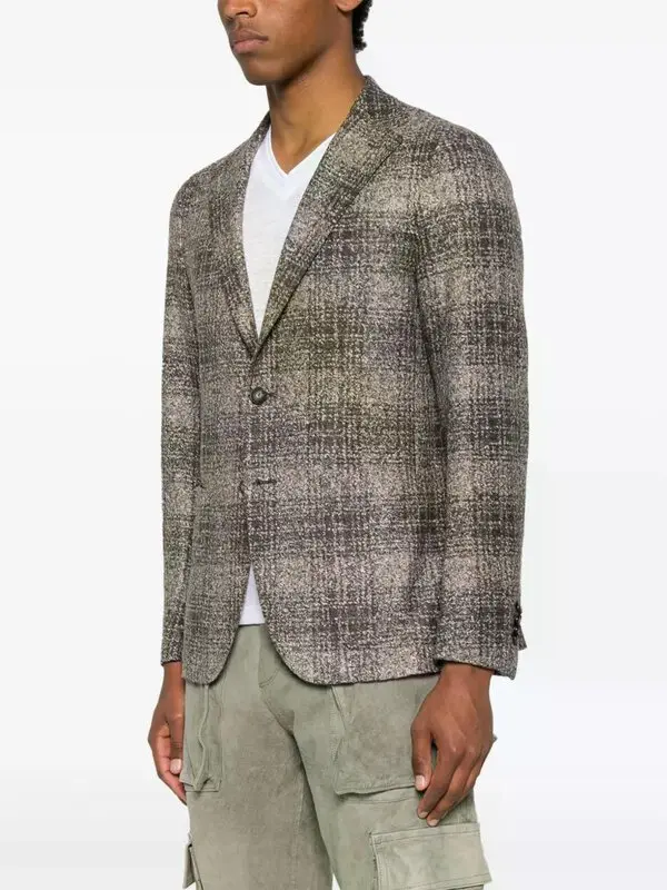 Tagliatore Single-breasted Blazer - Brown