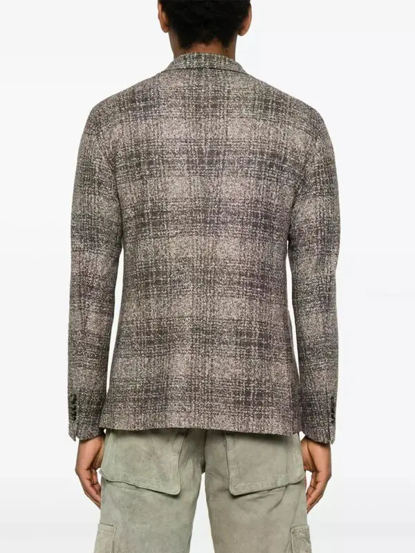 Tagliatore Single-breasted Blazer - Brown