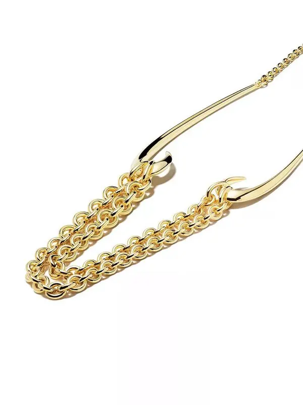 SHAUN LEANE Multi Hook Necklace - Gold