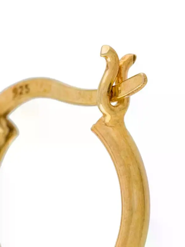 TRUE ROCKS Skull Hoop Earring