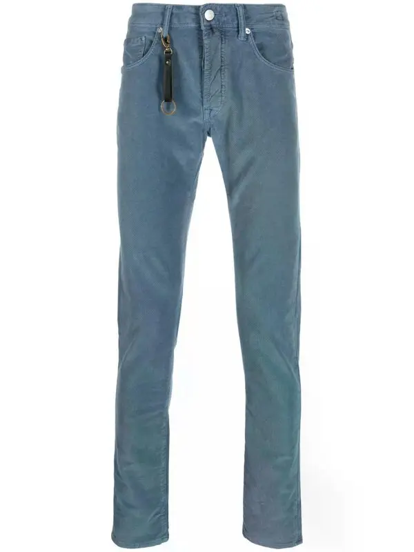 Incotex Tapered-leg Jeans With Key Pendant Detail