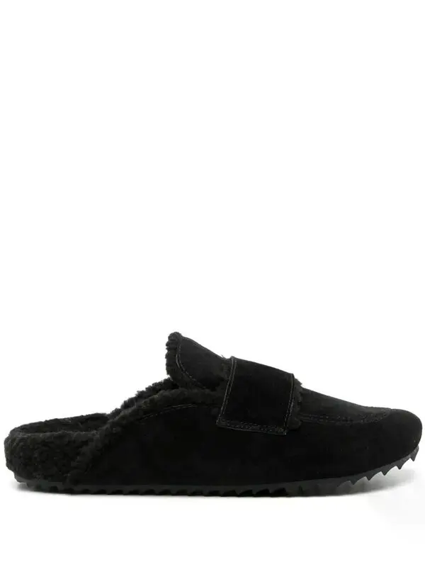 JAMES PERSE Suede Slippers