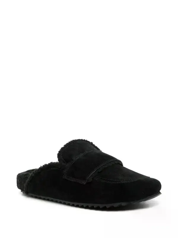 JAMES PERSE Suede Slippers