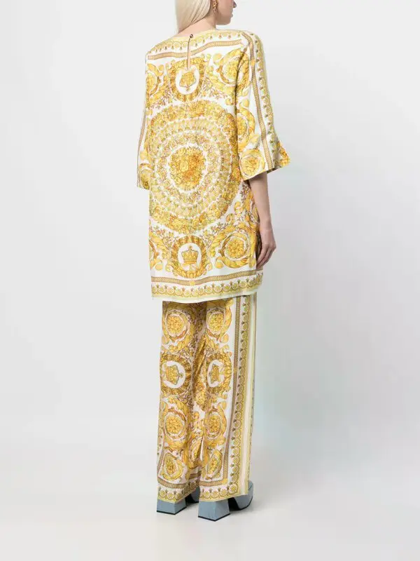 Versace Barocco-print Blouse