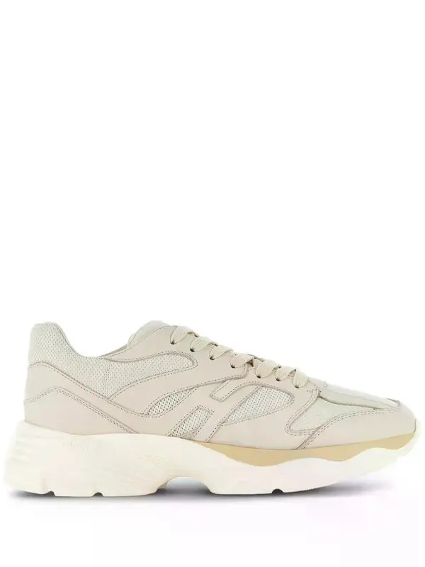 Hogan Panelled Leather Sneakers