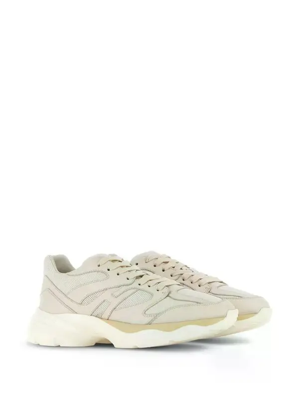 Hogan Panelled Leather Sneakers