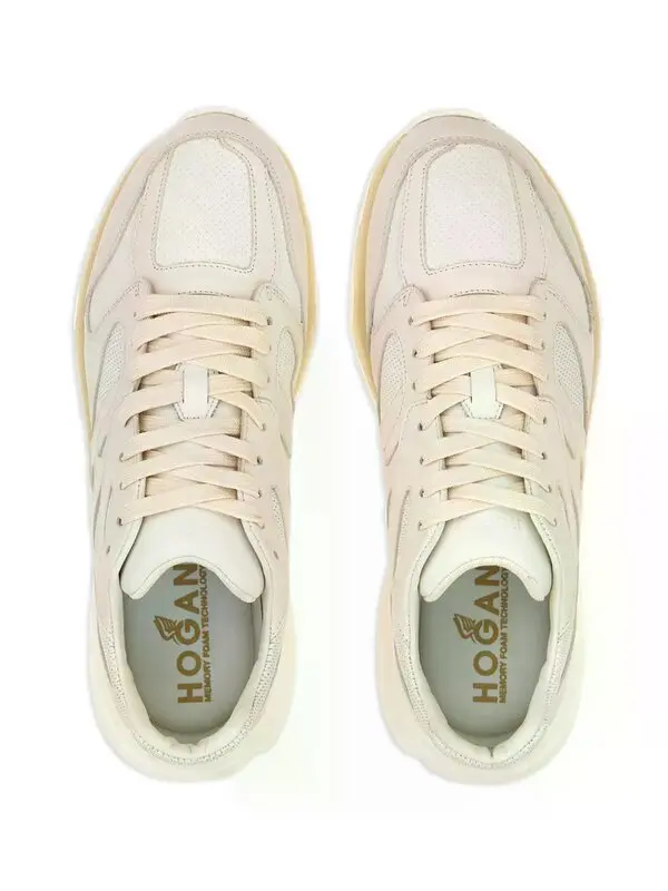 Hogan Panelled Leather Sneakers