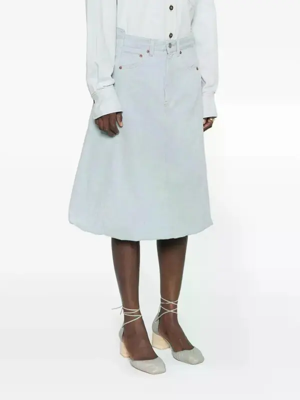 Victoria Beckham Denim Midi Skirt