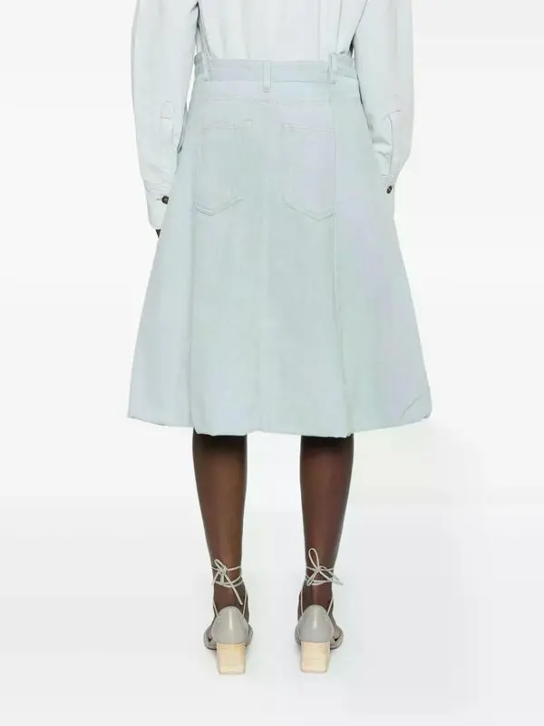 Victoria Beckham Denim Midi Skirt