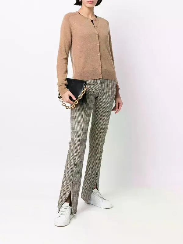 Max & Moi Crew-neck Cashmere Cardigan