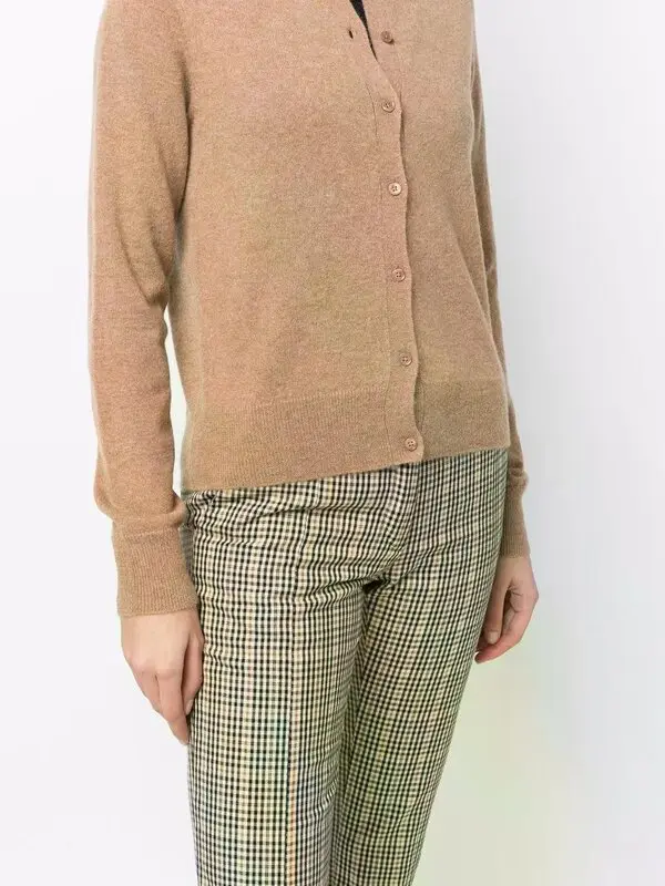 Max & Moi Crew-neck Cashmere Cardigan