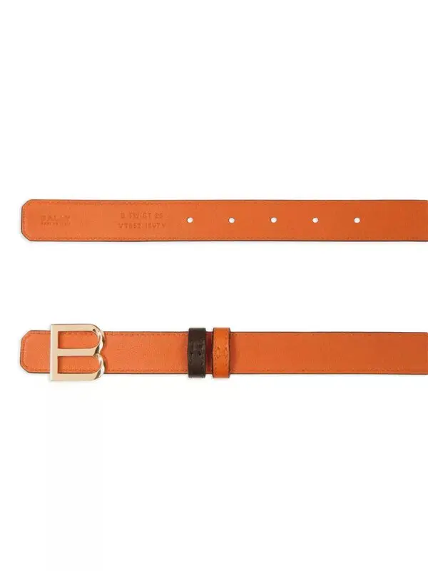 Bally B Twist Reversible Belt - Brown