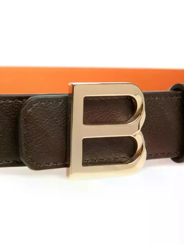 Bally B Twist Reversible Belt - Brown