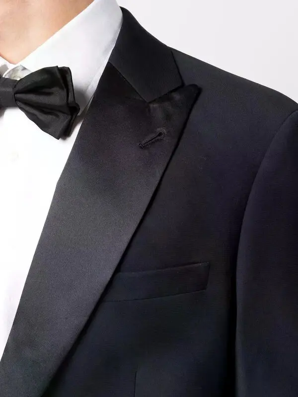 Giorgio Armani Single-breasted Tailored Dinner Suit - Blue