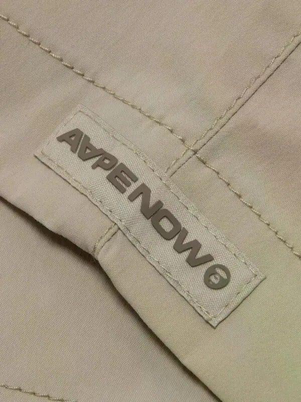 AAPE BY *A BATHING APE Moonface Logo-patch Shorts