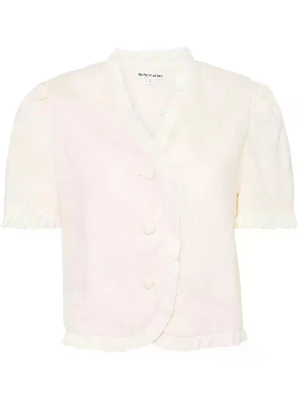 REFORMATION Bess Top - Neutrals