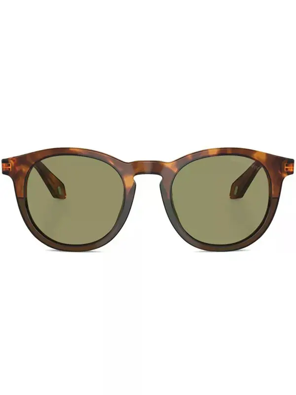 Giorgio Armani Round-frame Sunglasses - Red