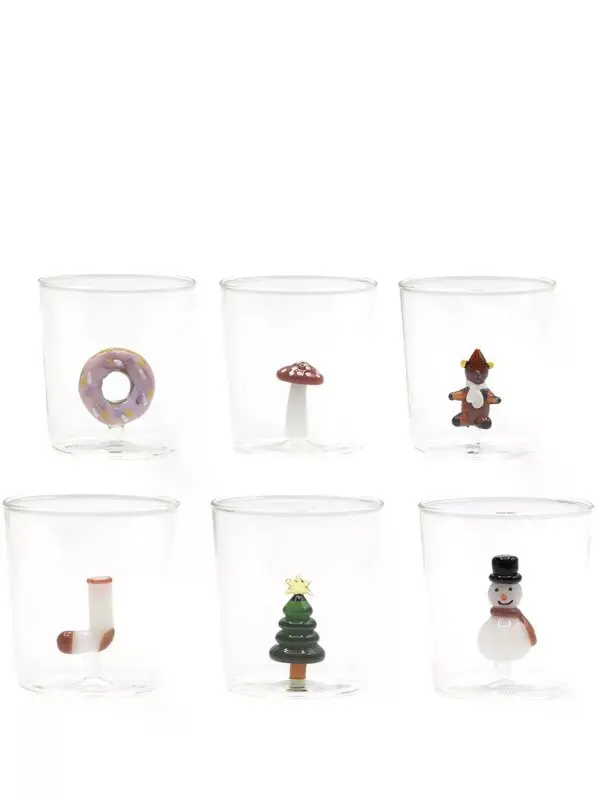 CU I SEEYOU Christmas 3d-detailing Glasses - Neutrals