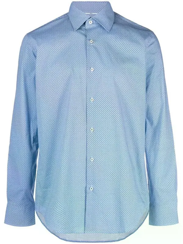 BOSS Graphic-print Long-sleeve Shirt
