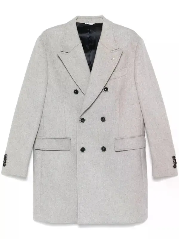 MANUEL RITZ Wool-blend Double-breasted Coat
